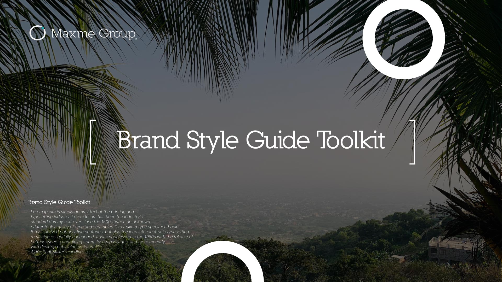 Brand Style Guide Template - Maxme Digital Media Ltd.